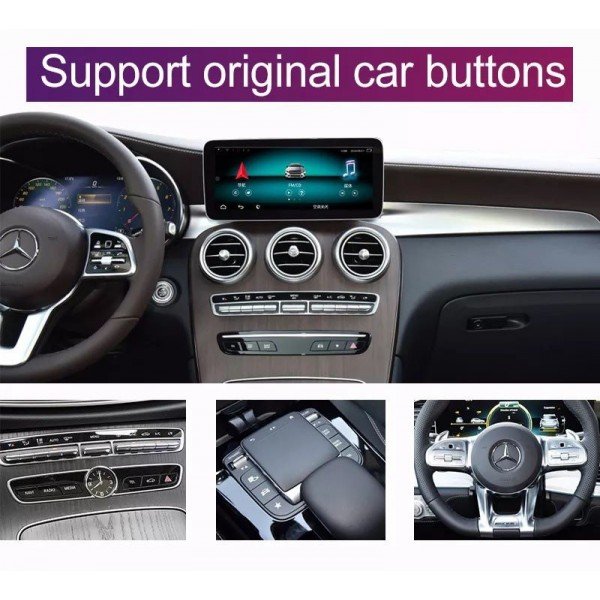 Android interface for original screen Mercedes Benz NTG6 system TR3733 Processor Octa core 8GB ...