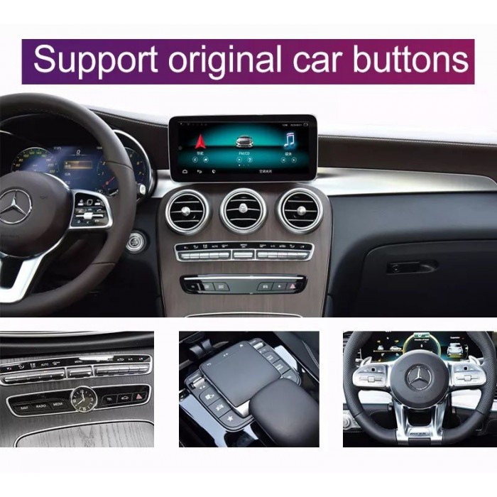 Android interface for original screen Mercedes Benz NTG6 system TR3733 ...