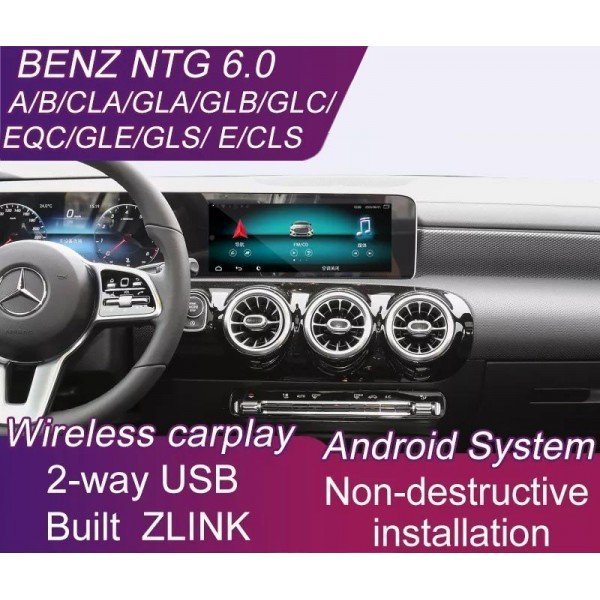 Android interface for original screen Mercedes Benz NTG6 system TR3733 Processor Octa core 8GB ...